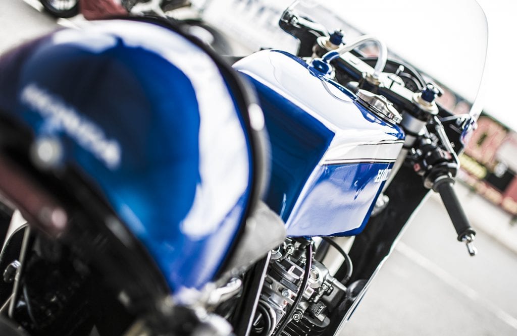 Reproduction Racer - Justiflied Honda CR550 - Return of the Cafe Racers