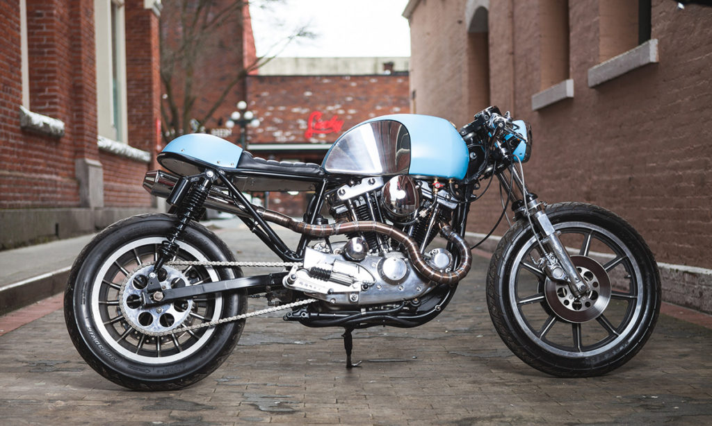 Steely Blue - Harley Davidson Cafe Racer - Return of the Cafe Racers