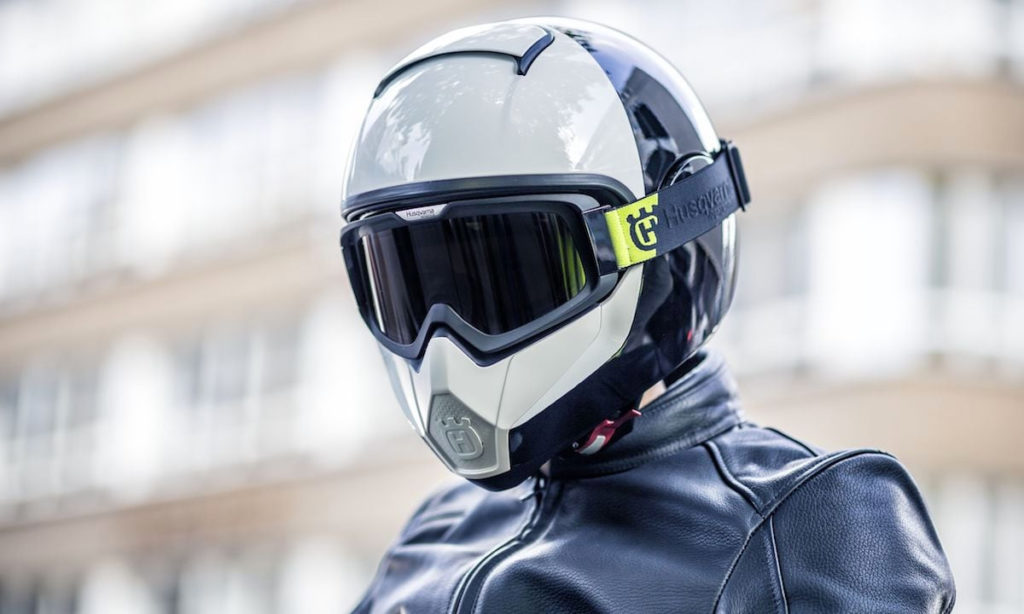 Riding Gear - Husqvarna Pilen Helmet - Return of the Cafe Racers