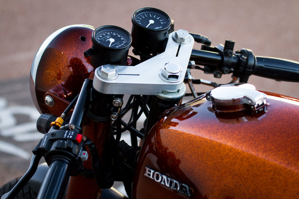 The Banshee - Andy's Honda CB350F - Return of the Cafe Racers