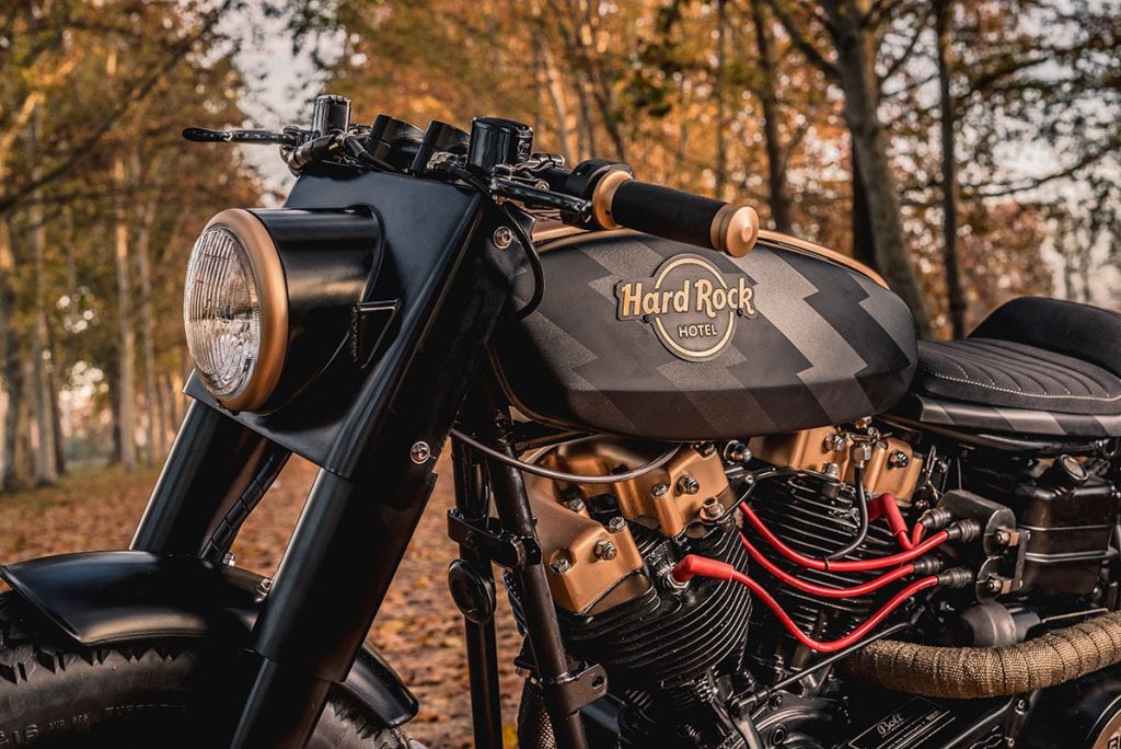 Hard Rock Cafe Racer - Old Wine Shovelhead - Return of the Cafe Racers