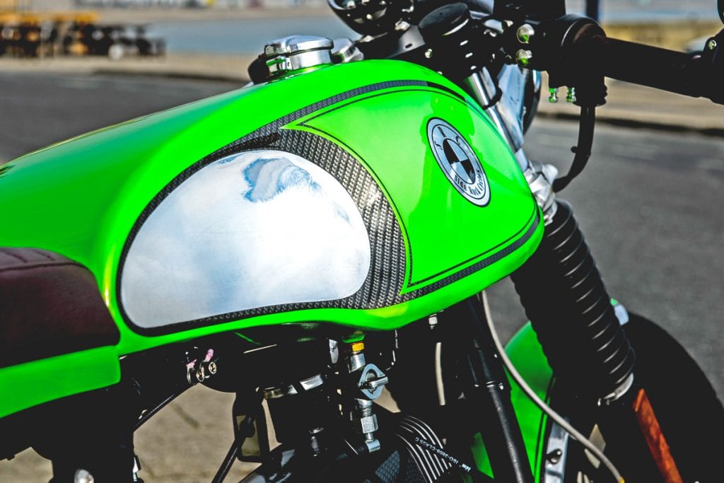 Green with Envy - Vanity BMW R80RT - Return of the Cafe Racers