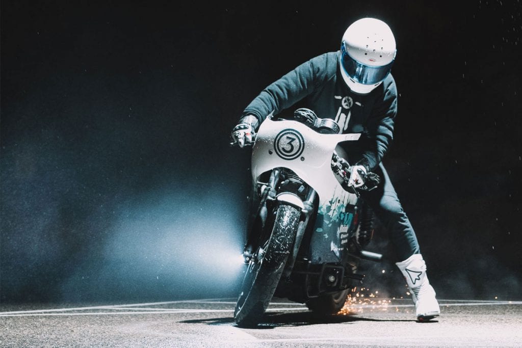 Winter Blues - CROIG Triumph Ice Racer - Return of the Cafe Racers