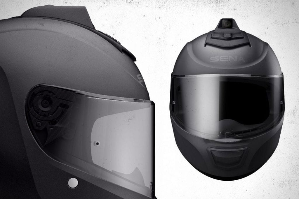 Riding Gear - Sena Integrated Camera Helmet - Return of the Cafe Racers