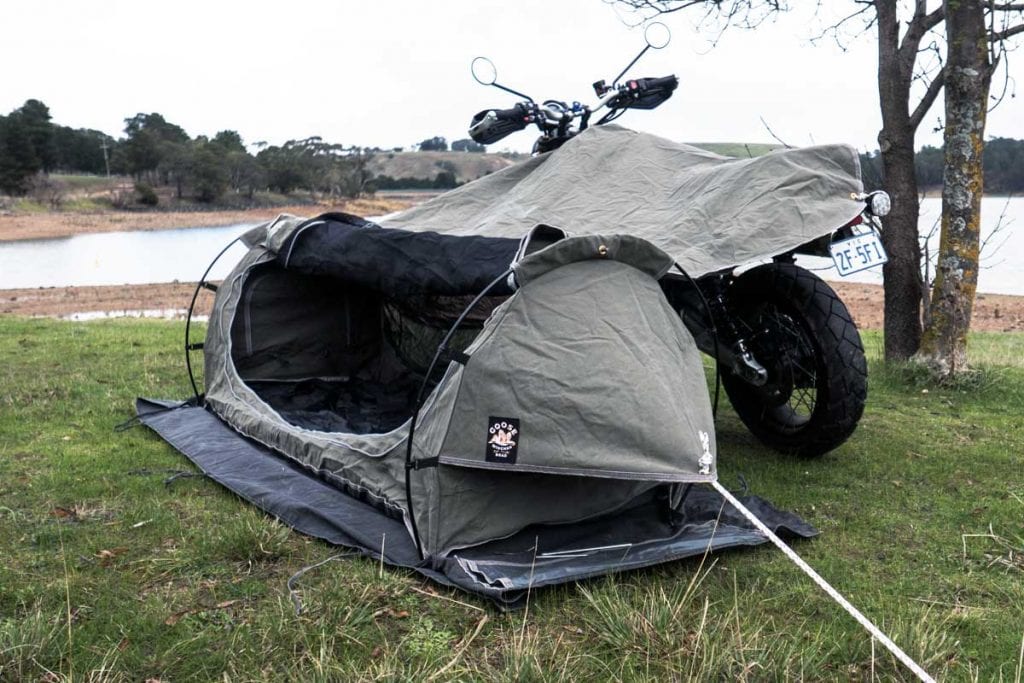 Gear Review - Goose Wingman of the Road Motorcycle Tent - Return of the ...