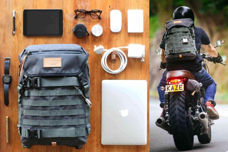 Angry Lane Pacsafe anti theft backpack - Return of the Cafe Racers