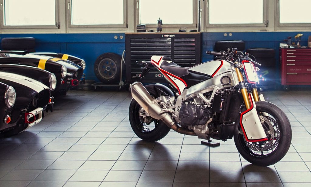 Mix N Match - Pikes Peak Aprilia Tuono - Return of the Cafe Racers