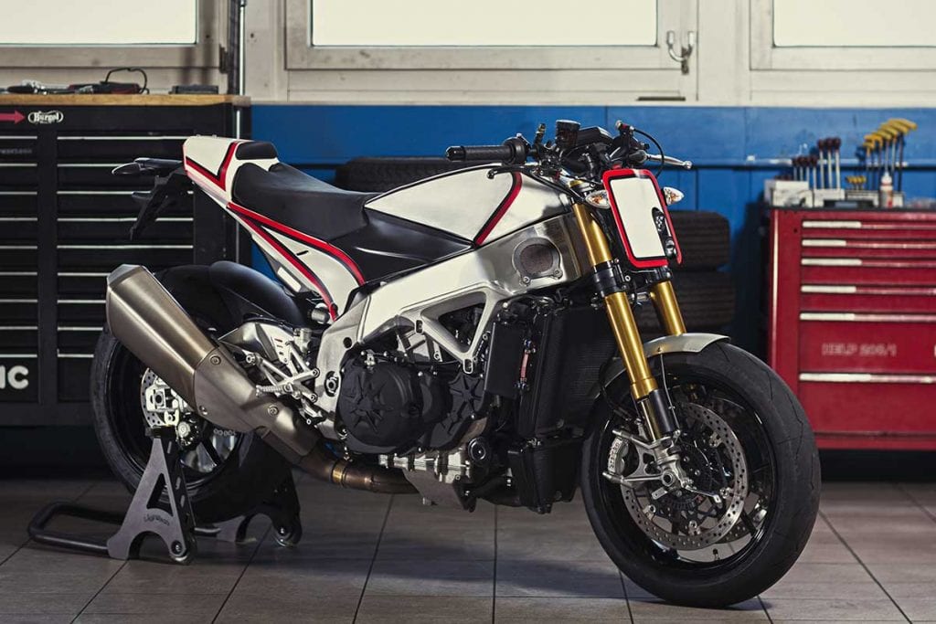 Mix N Match - Pikes Peak Aprilia Tuono - Return of the Cafe Racers