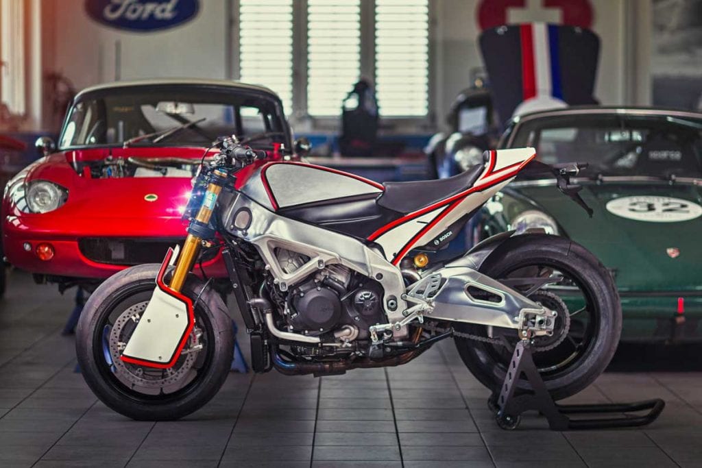 Mix N Match - Pikes Peak Aprilia Tuono - Return of the Cafe Racers
