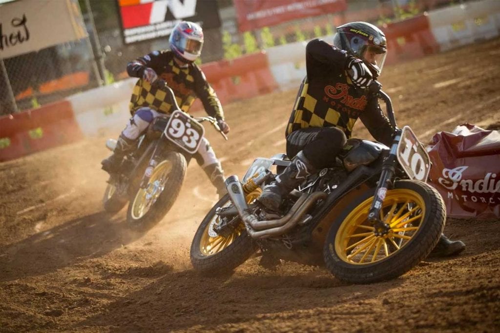 Go Left - Flat Track Apparel by 100MPH - Return of the Cafe Racers