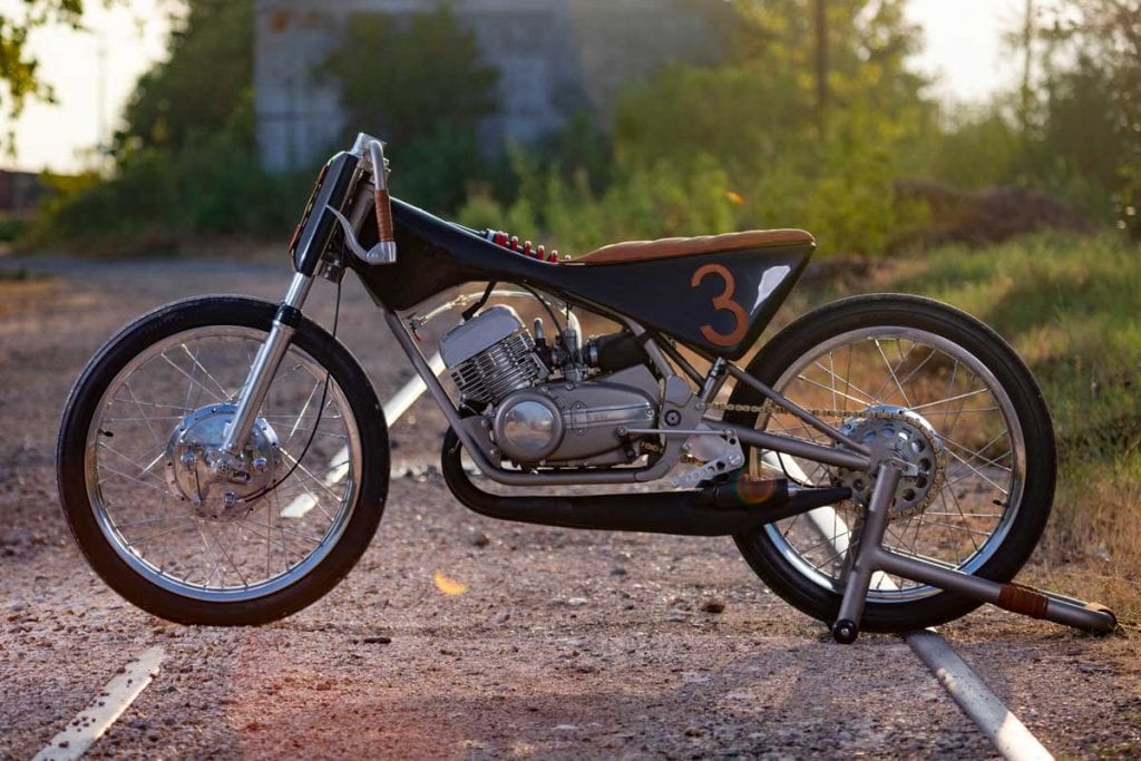 No Joke 2 Stroke - RD350 Boardtracker - Return of the Cafe Racers