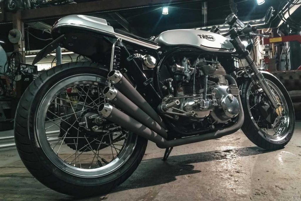 Triple the Triton - Jim Hodges T150 Cafe Racer - Return of the Cafe Racers