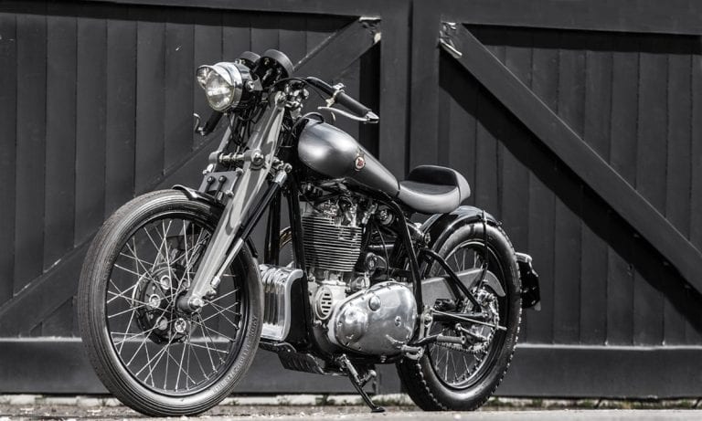Cyclops BSA A7 Plate Armor Bobber - Return of the Cafe Racers