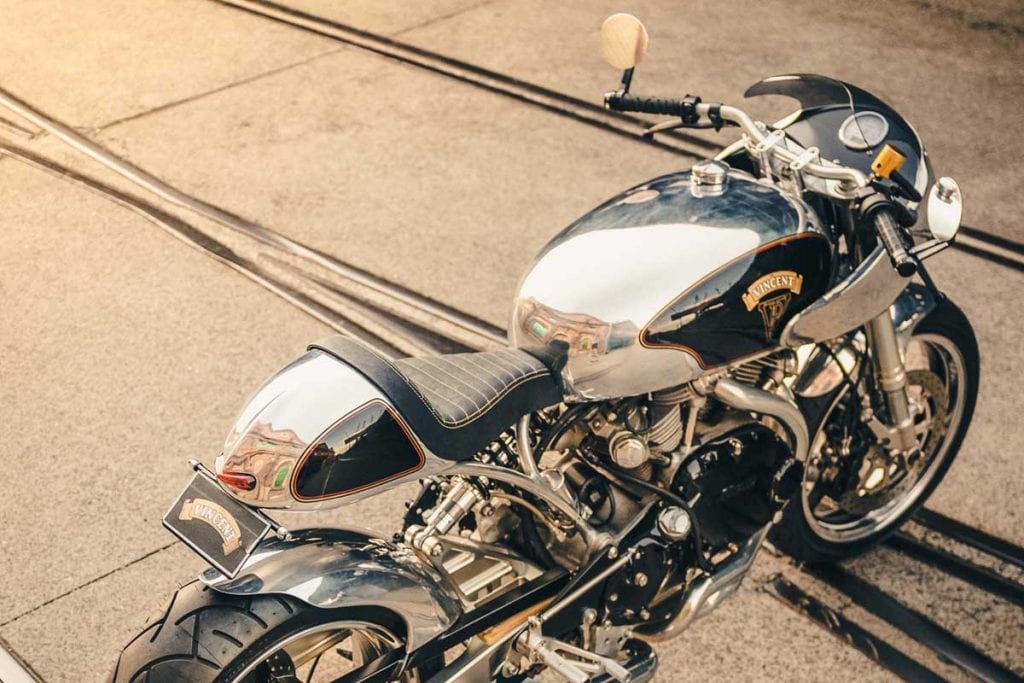 Simon's Shadow - A Modern Vincent Cafe Racer - Return of the Cafe Racers