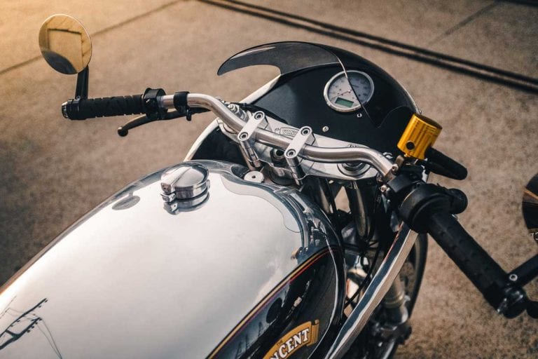Simon's Shadow - A Modern Vincent Cafe Racer - Return of the Cafe Racers