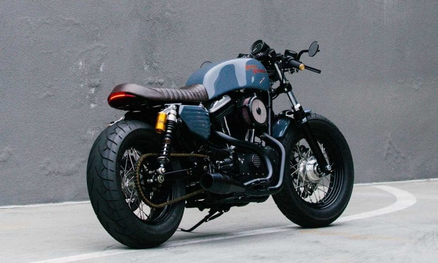 Unlikely Candidate - Archie's H-D Sportster 48 - Return of the Cafe Racers