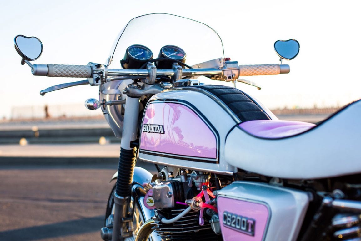 For My Wife - Bebe Pink Honda CB200T - Return of the Cafe Racers