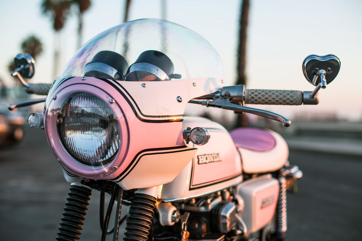 For My Wife - Bebe Pink Honda CB200T - Return of the Cafe Racers