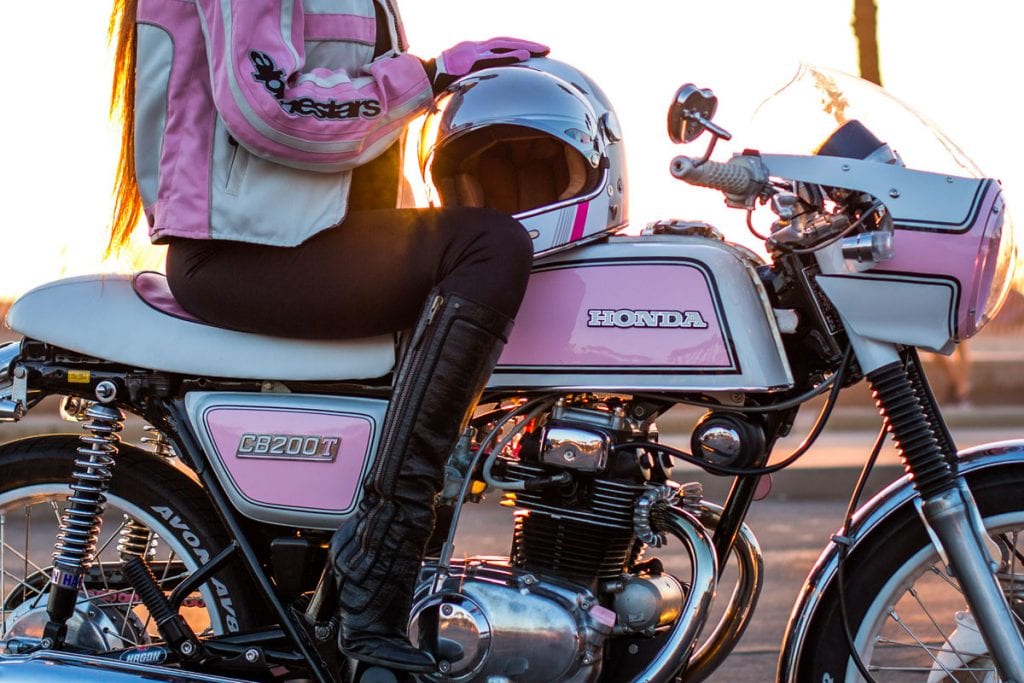 For My Wife - Bebe Pink Honda CB200T - Return of the Cafe Racers