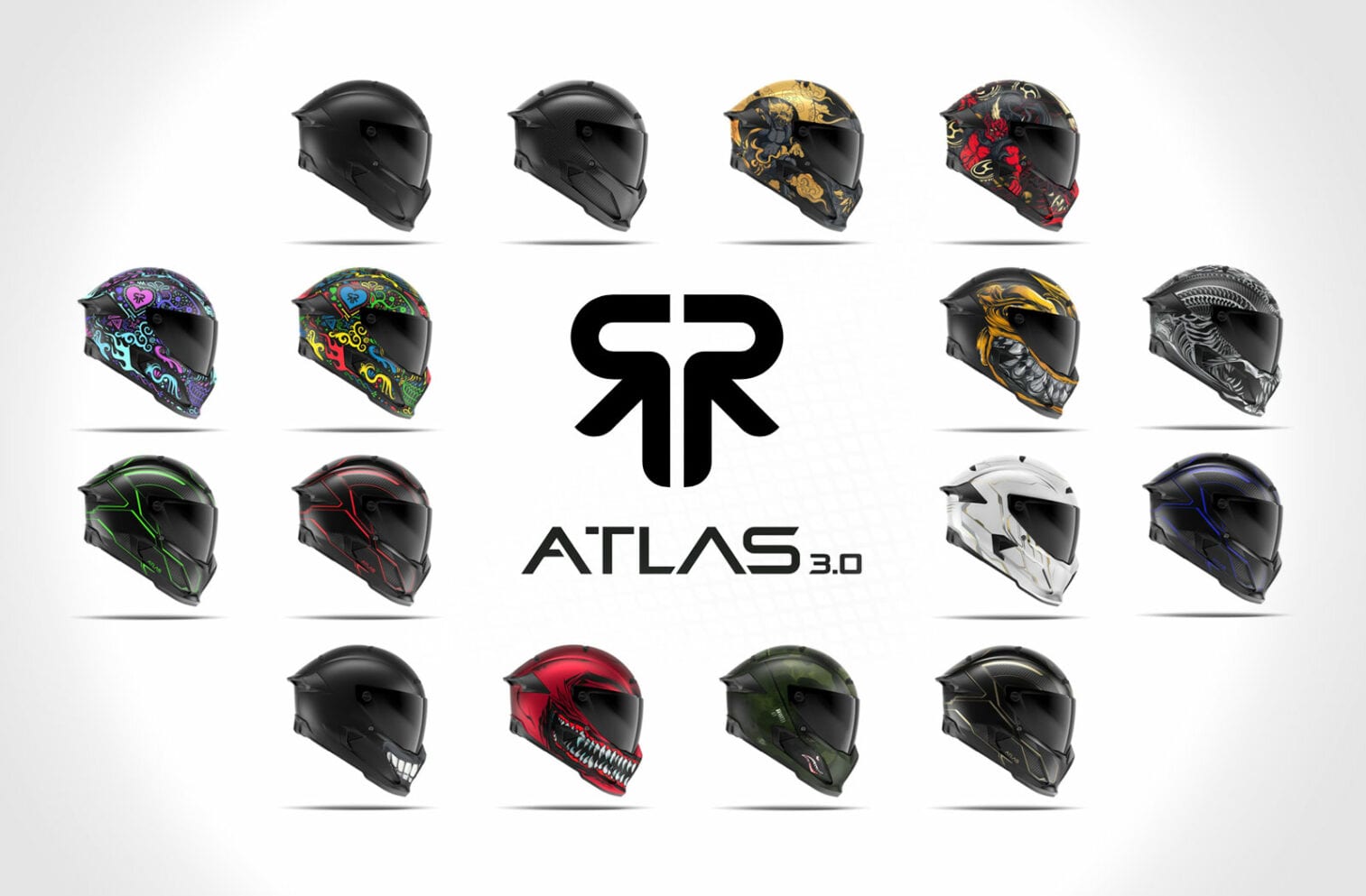 Ruroc Atlas 3.0 Helmet - Return of the Cafe Racers