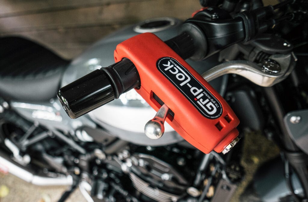 Grip-Lock Motorcycle Throttle Lock - Return of the Cafe Racers