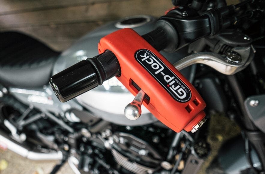 Grip-Lock Motorcycle Throttle Lock - Return of the Cafe Racers