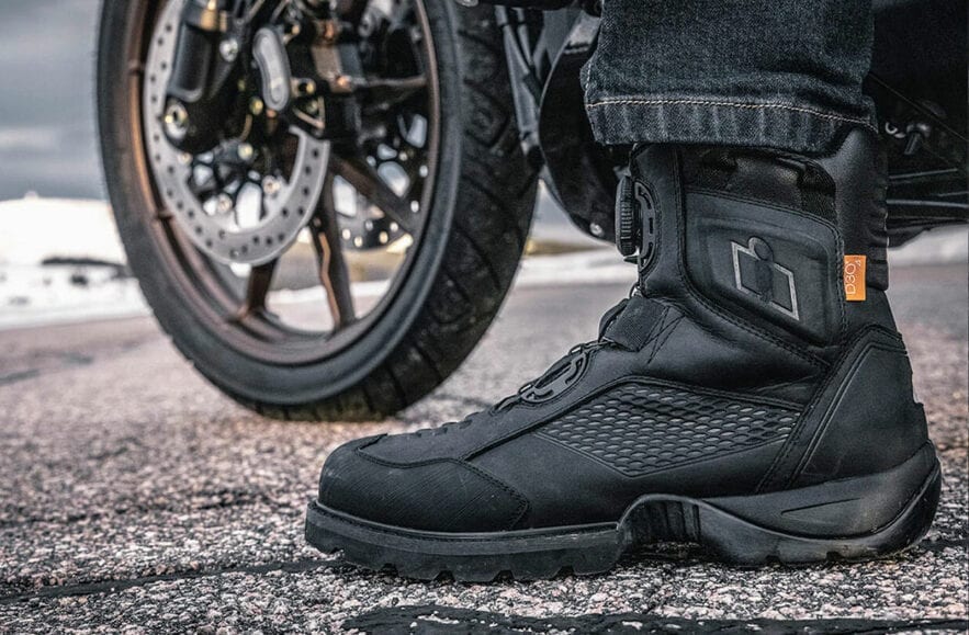 Icon Stormhawk Waterproof Boots - Return of the Cafe Racers