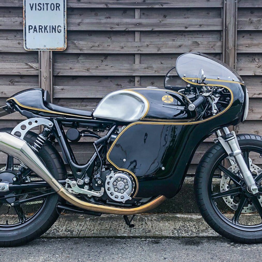 Tasteful Triton - Berry Bads' Norton featherbed - Return of the Cafe Racers