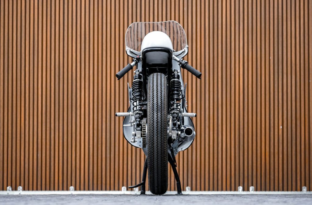 White Wing - K-Speed Honda CB125S Racer - Return of the Cafe Racers