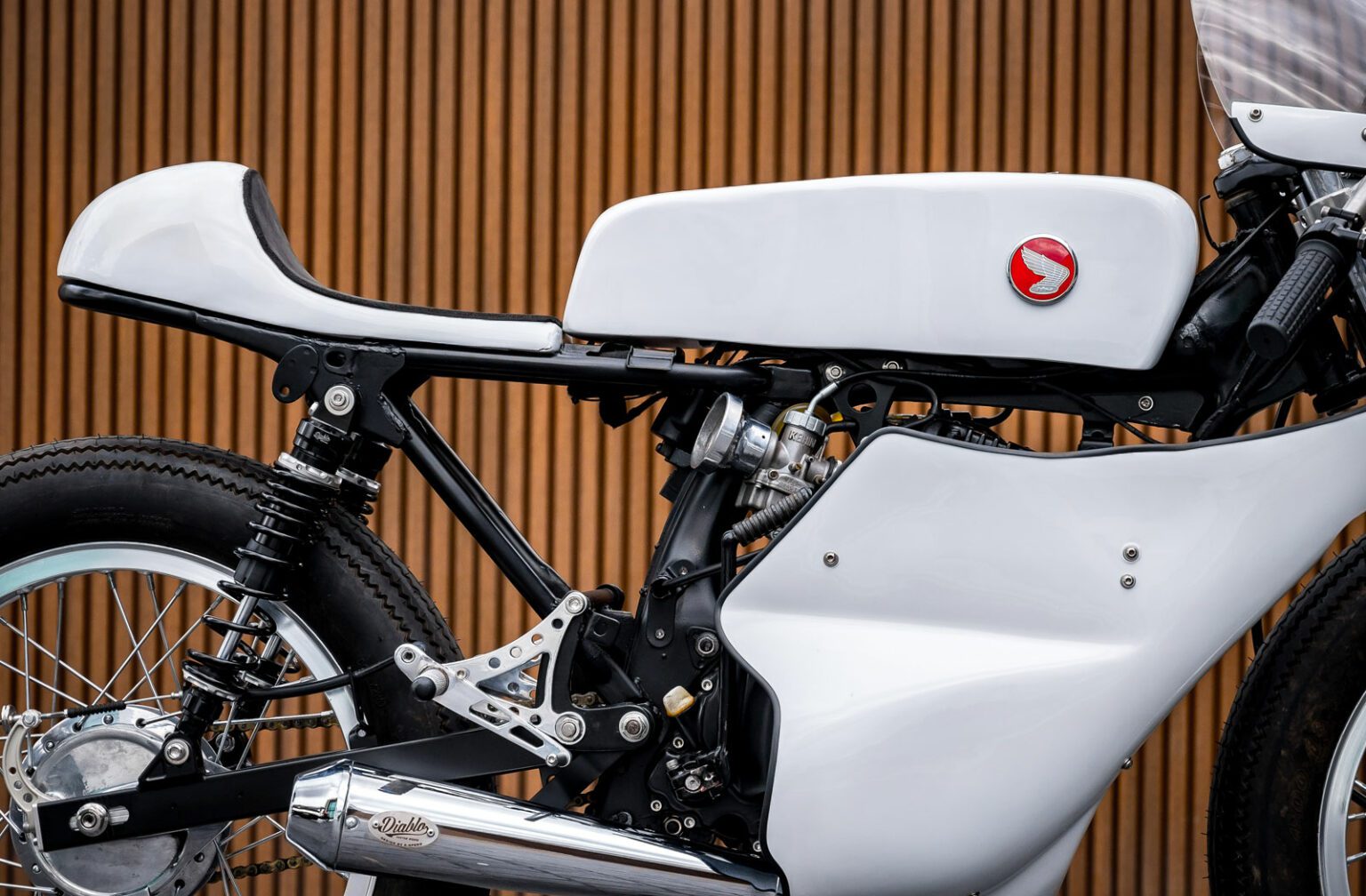 White Wing - K-Speed Honda CB125S Racer - Return of the Cafe Racers
