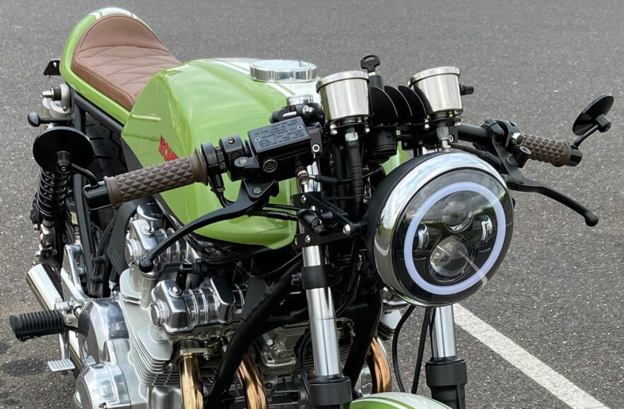Green Muse - Fiorello Galluzzo CB750F - Return of the Cafe Racers