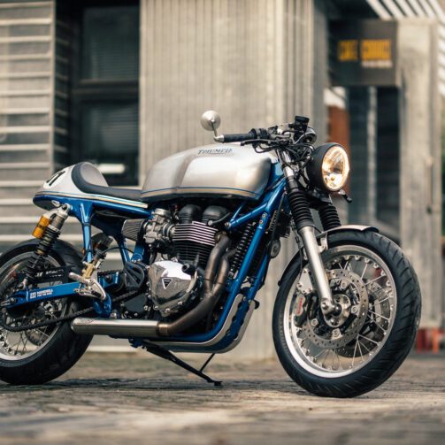 Larry Maas Triumph T120TT - Return of the Cafe Racers