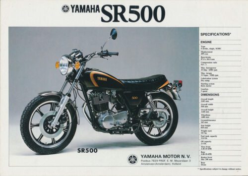 WHO’S YOUR DADDY? How the Yamaha SR Changed The World