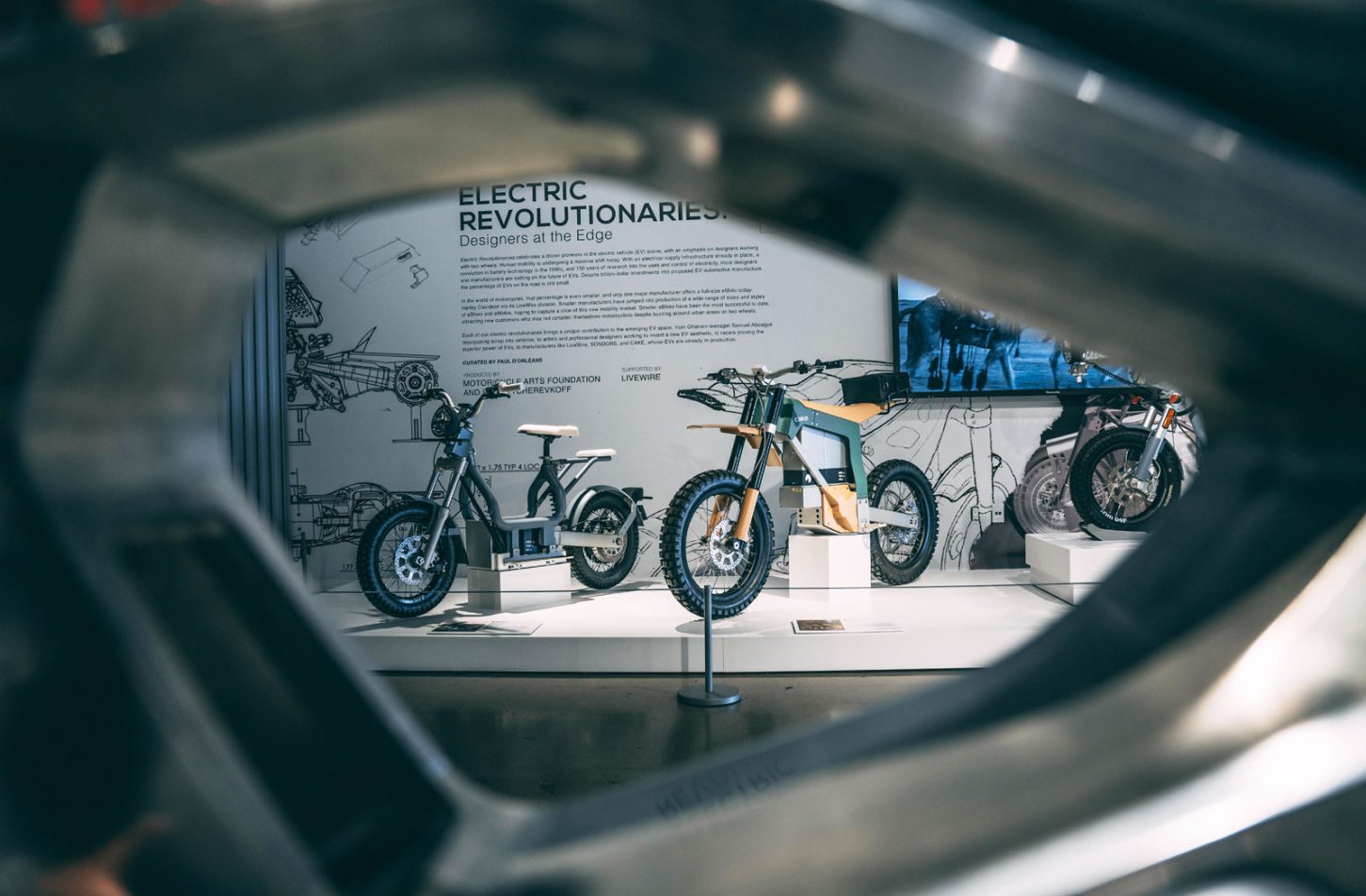 Electric Revolutionaries Exhibition - Return of the Cafe Racers