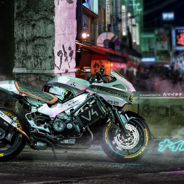 Green Muse - Fiorello Galluzzo CB750F - Return of the Cafe Racers