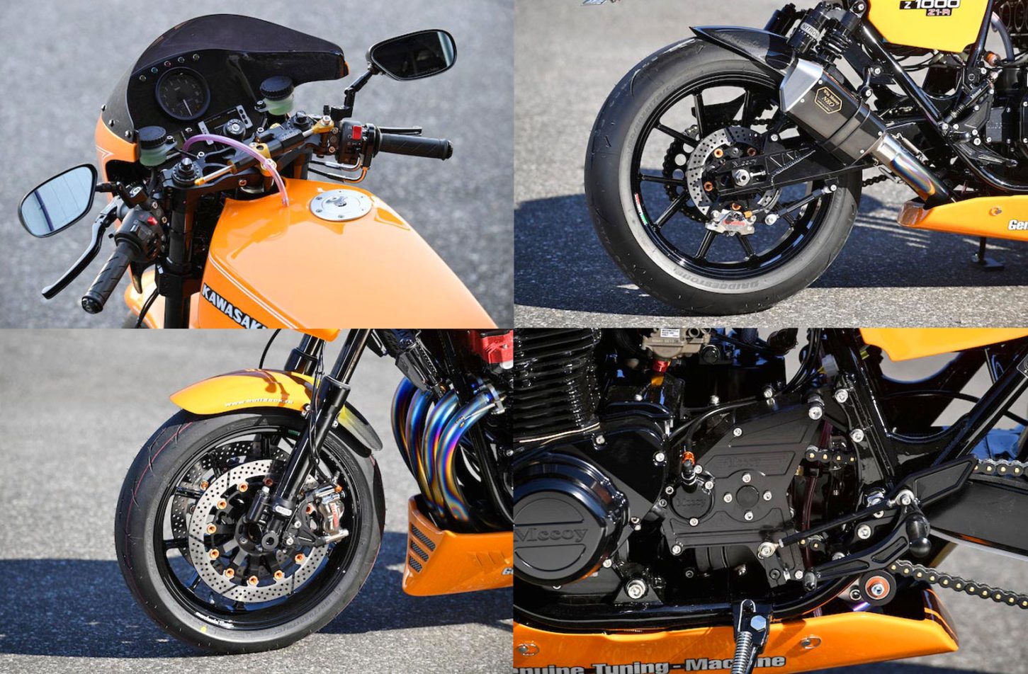 Bull Dock's Tangerine Kawasaki Z1-R - Return of the Cafe Racers