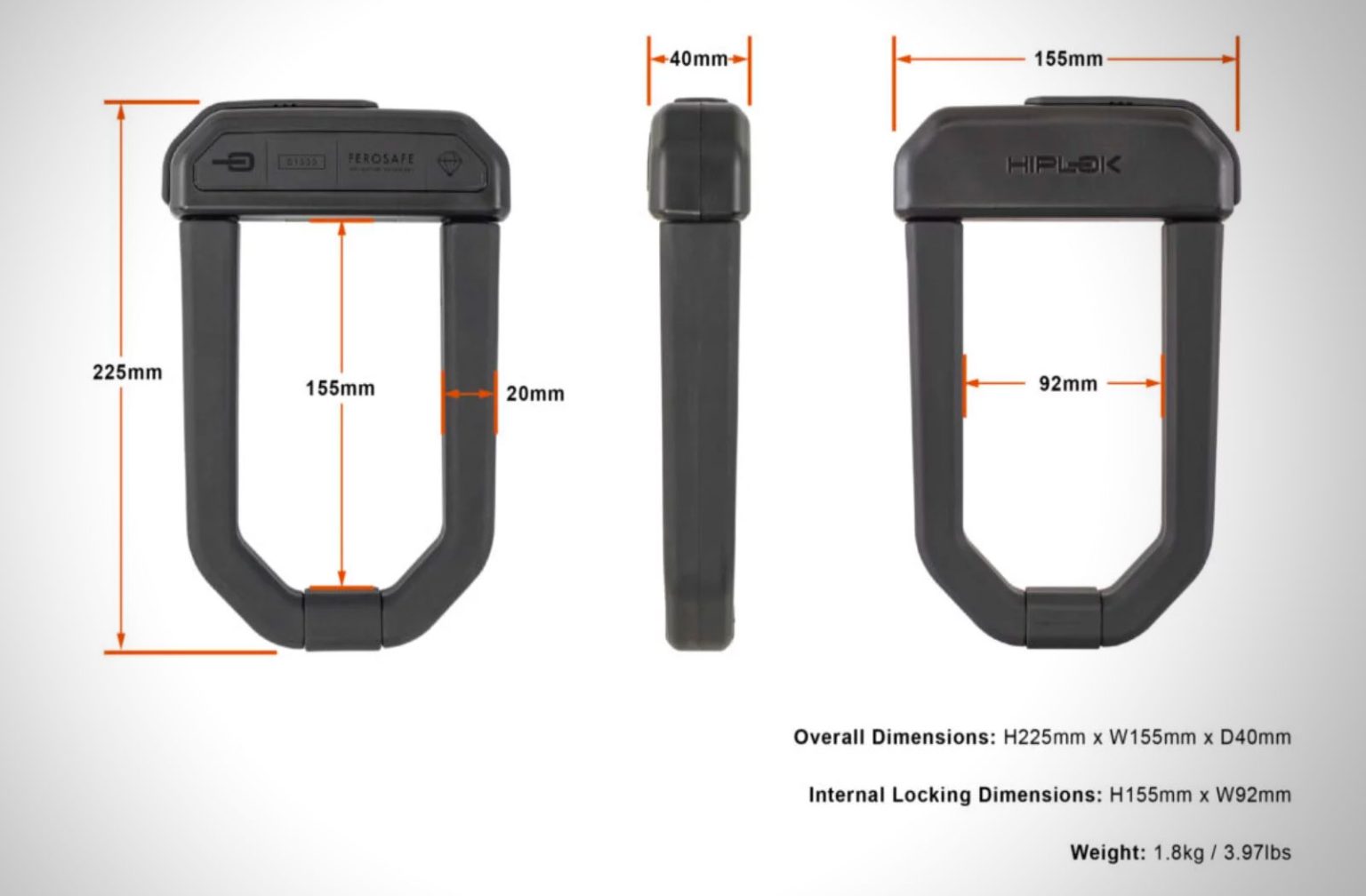 Riding Gear: Hiplok D1000 Anti Angle Grinder D-Lock - Return of the ...