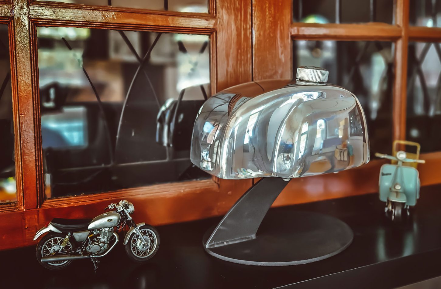 Mini Manx: Omega Racer Norton Inspired Piggy Bank - Return of the Cafe ...