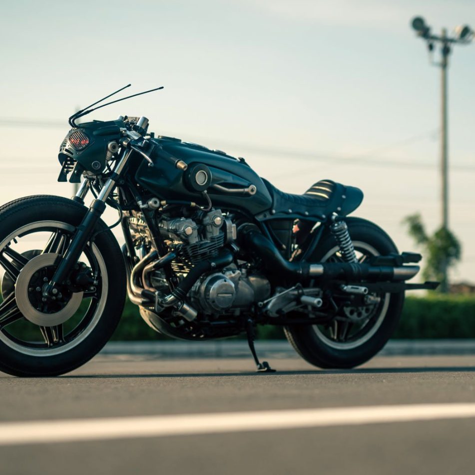 Green Muse - Fiorello Galluzzo CB750F - Return of the Cafe Racers