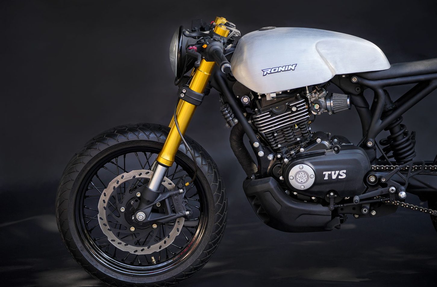 Wakizashi: Rajputana Customs TVS Ronin Cafe Racer - Return of the Cafe ...