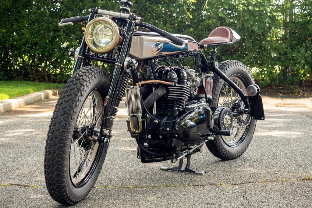 Bike Of The Day: Custom Triumph “TT Deluxe” - Return of the Cafe Racers