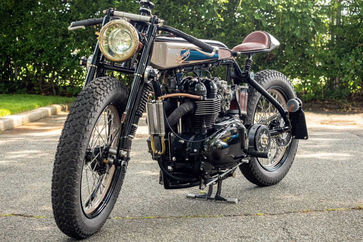 Bike Of The Day: Custom Triumph “TT Deluxe” - Return of the Cafe Racers