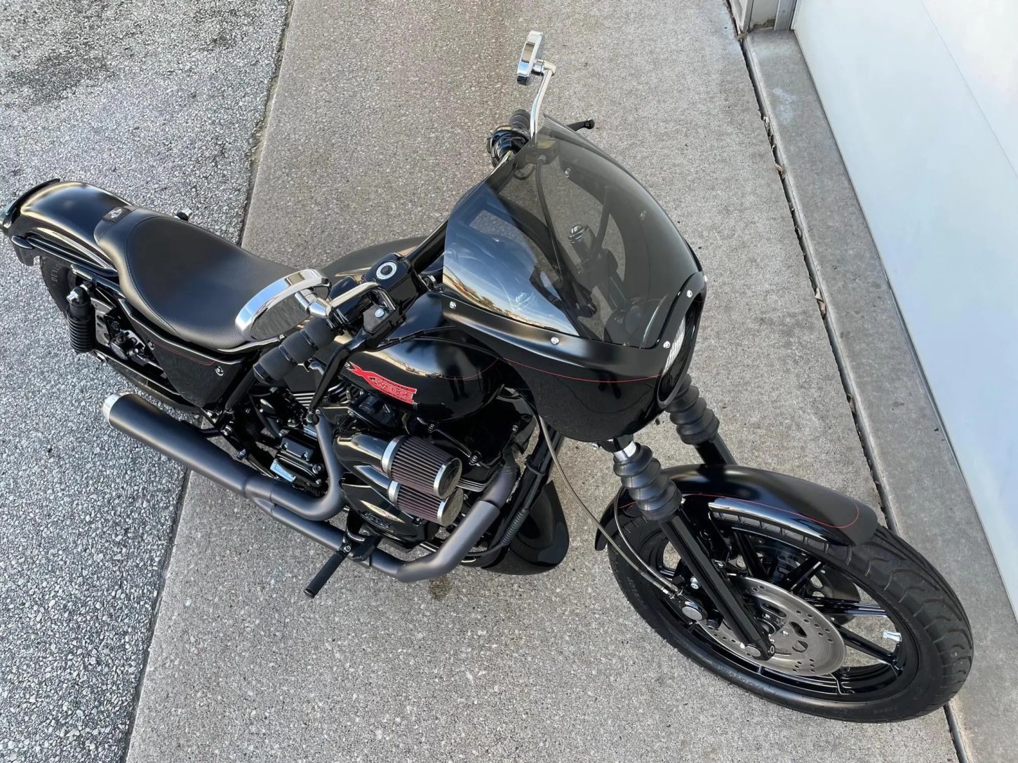 Bike Of The Day: FXRX-Wedge by DOUGZ Custom - Return of the Cafe Racers