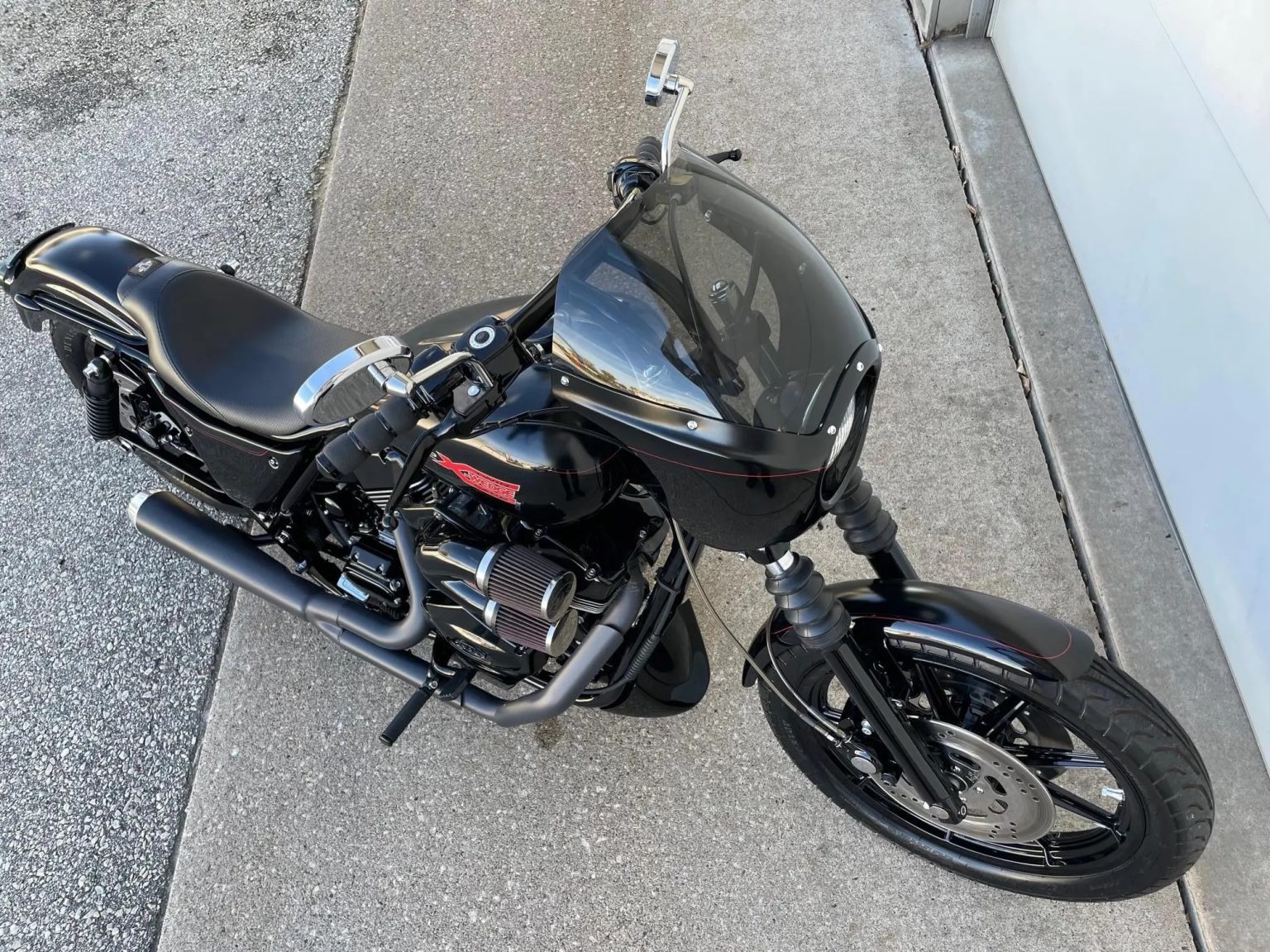 Bike Of The Day: FXRX-Wedge by DOUGZ Custom - Return of the Cafe Racers