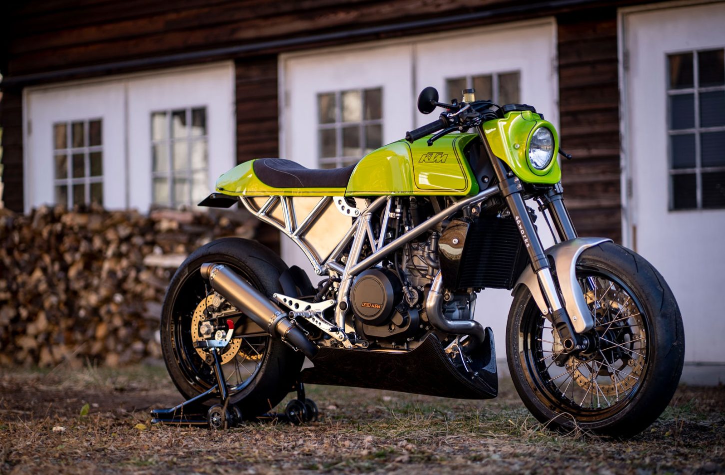 Single Obsession : A KTM 690 Duke Cafe Racer by 46 Works - Return of ...