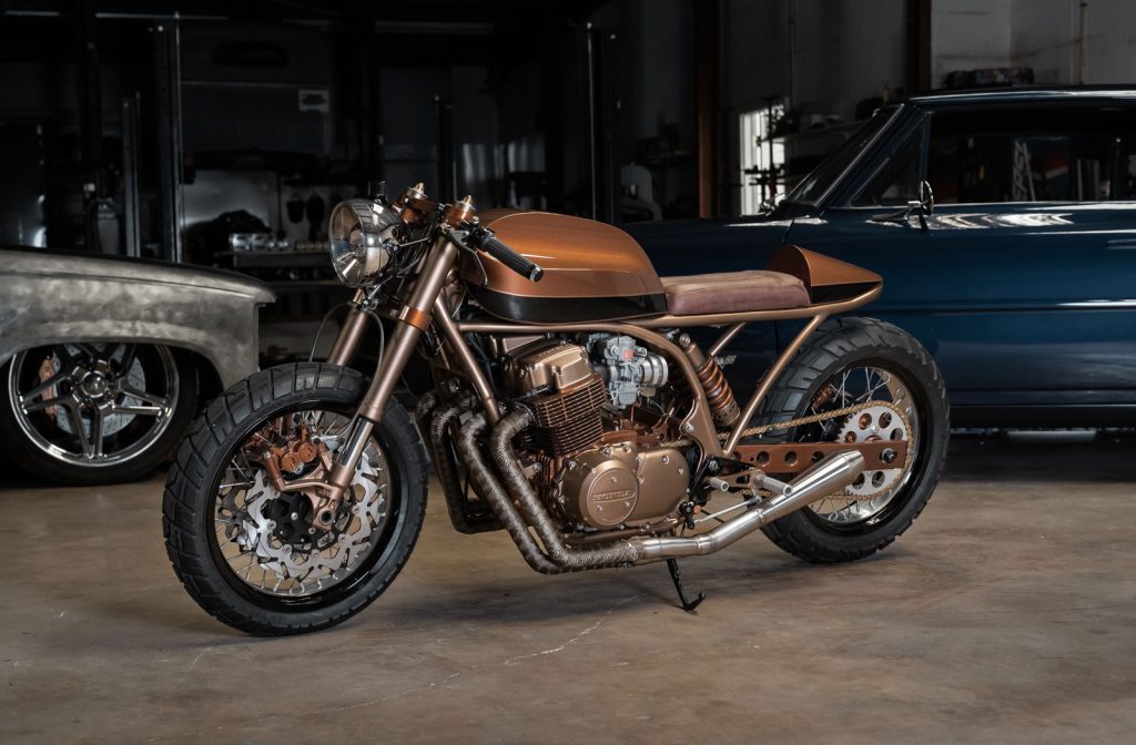 In For a Penny: The Hot Rod Shop Honda CB750 cafe racer - Return of the ...