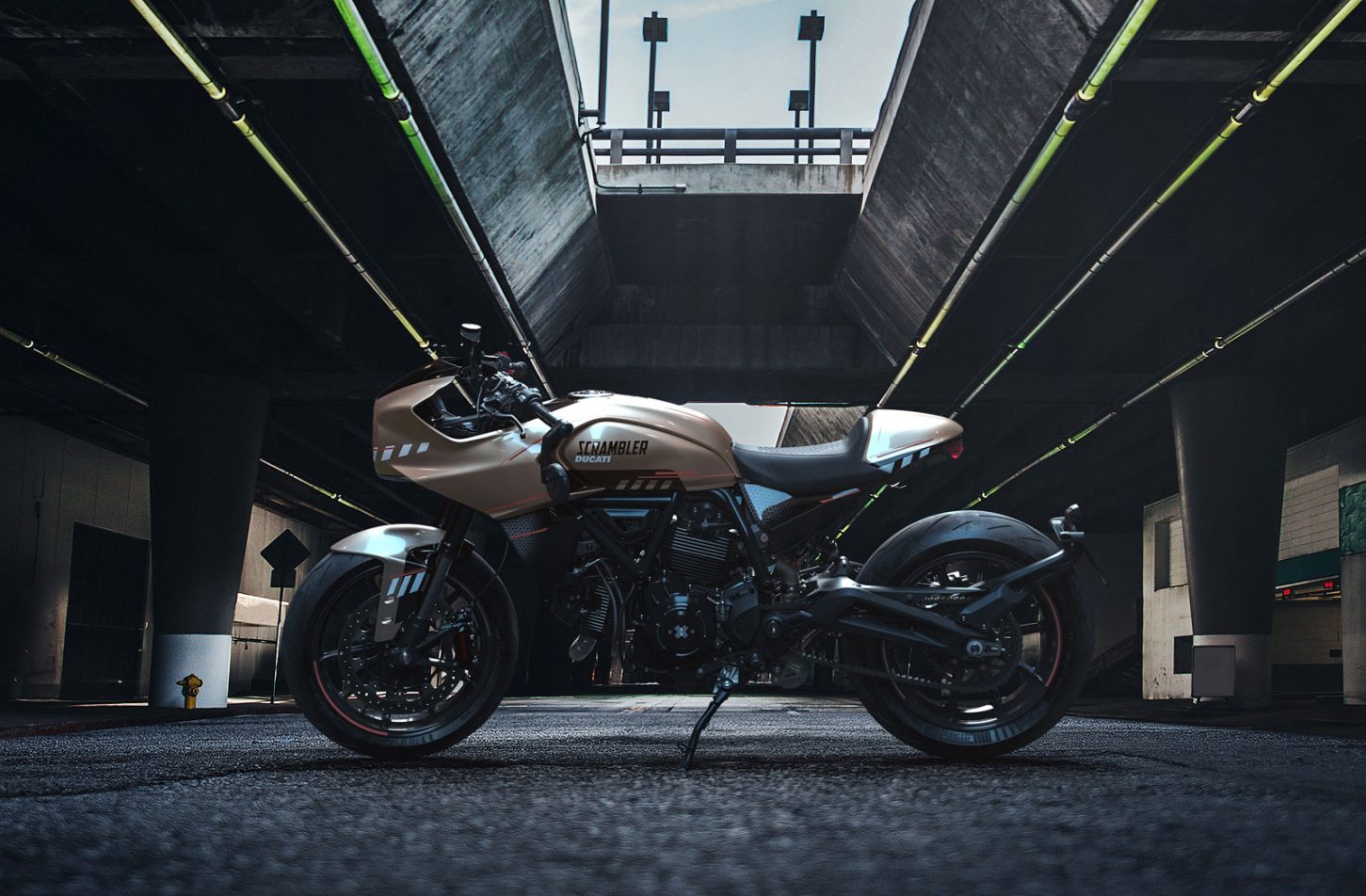 Pure Cafe: Ducati Scrambler CR24I Concept - Return of the Cafe Racers
