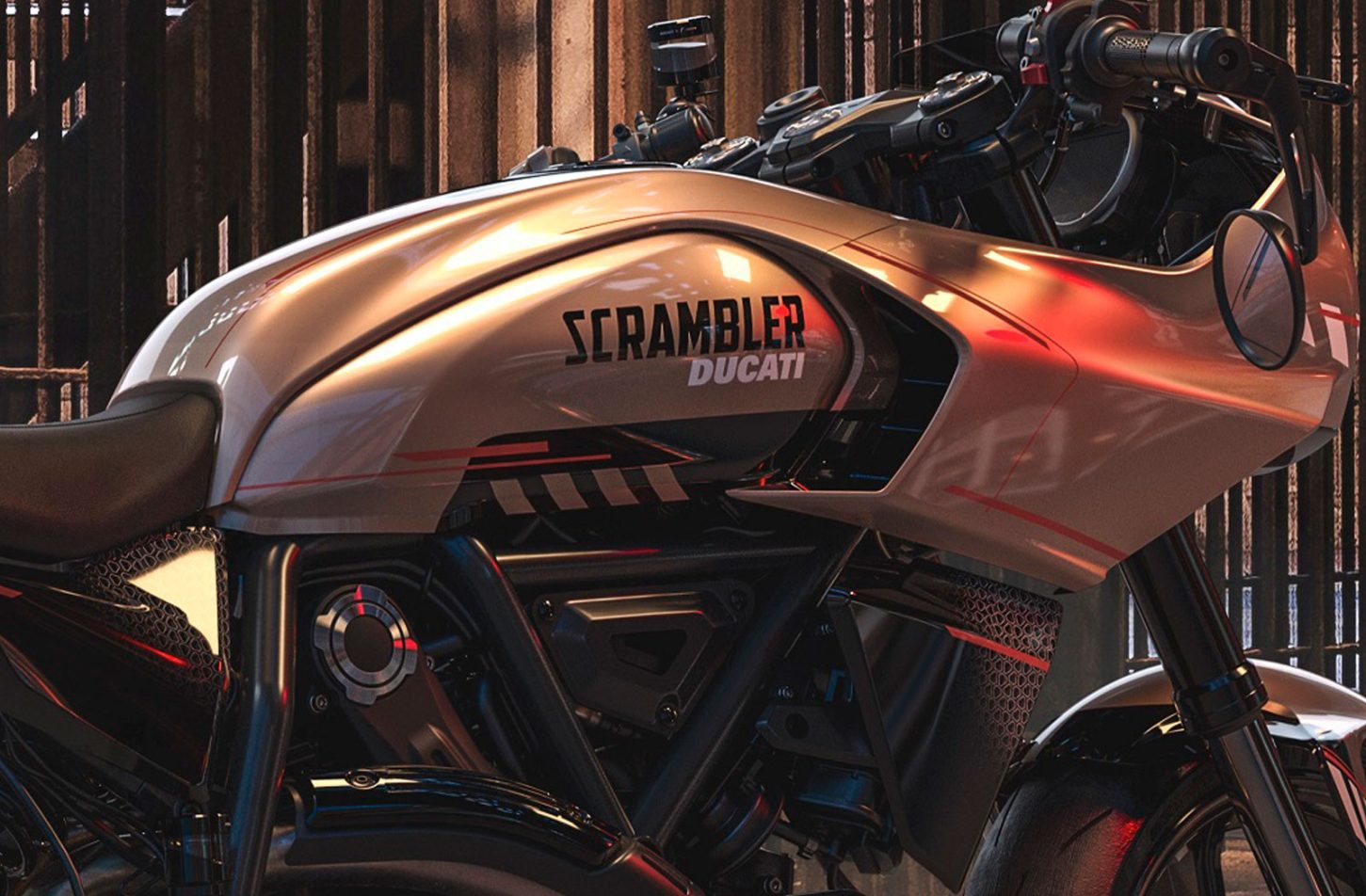 Pure Cafe: Ducati Scrambler CR24I Concept - Return of the Cafe Racers