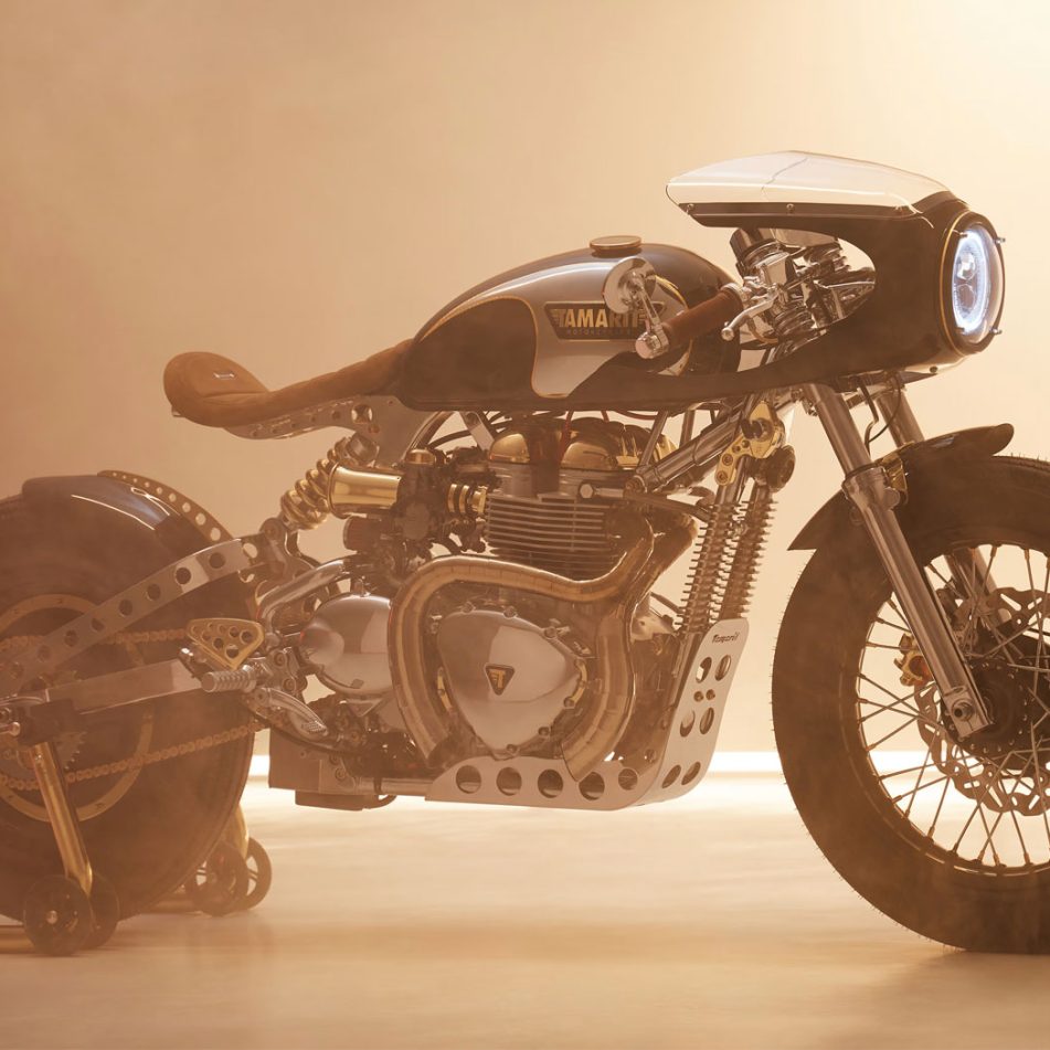 Girl with the Dragon Tattoo motorcycle - Return of the Cafe Racers