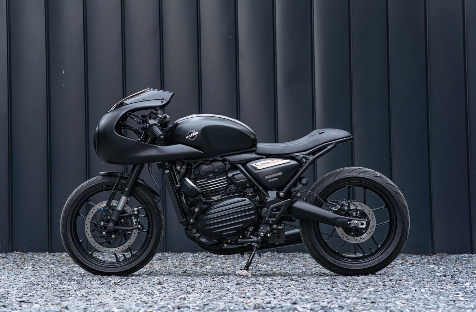 Back in Black: K-Speed Triumph Speed 400 cafe racer - Return of the ...